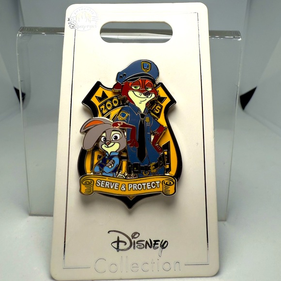 Disney | Accessories | Disney Parks Zootopia Judy Hopps Nick Wilde Pin ...